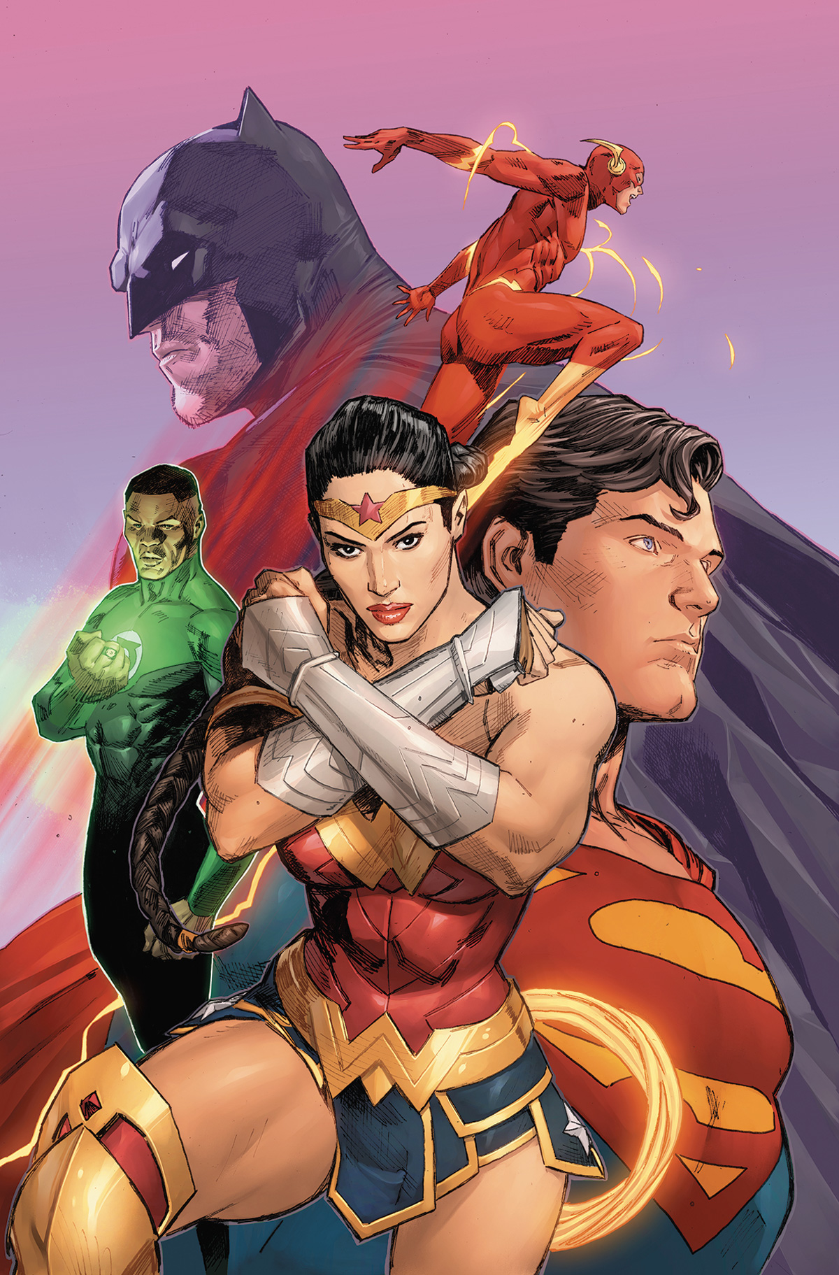 JUSTICE LEAGUE #46 CVR B CLAY MANN VAR